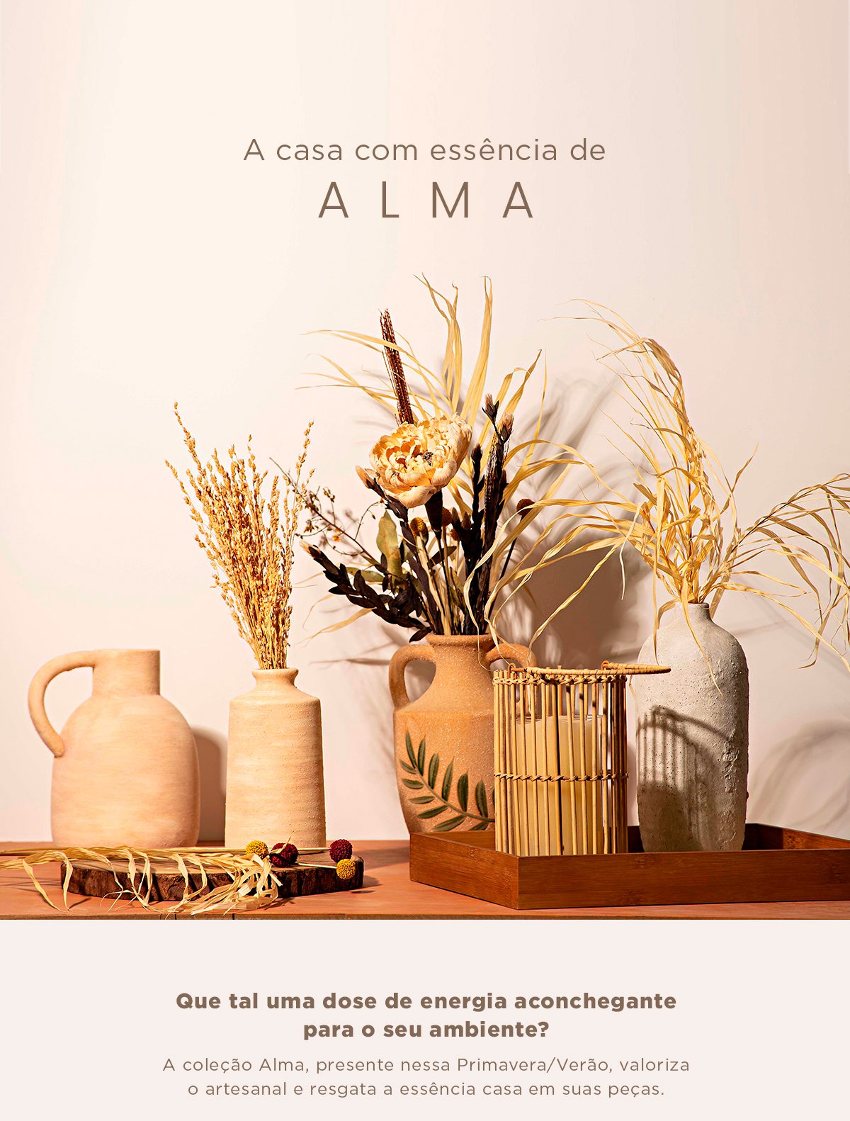 Vaso Alma Josefina 25 CM - Home Style - Camicado